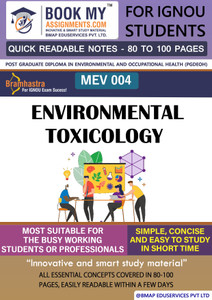 IGNOU MEV 4 Environmental Toxicology Study Material For IGNOU Students ...