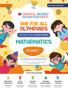 Oswaal One For All Olympiad Class 1 Mathematics | Previous Years Solved ...
