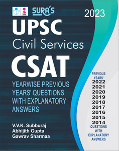 SURA'S UPSC Civil Services CSAT Previous Years Questions with ...