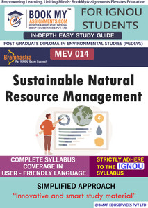IGNOU MEV 014 Sustainable Natural Resource Management Study Material ...