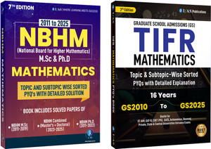 TIFR Mathematics and NBHM Mathematics Books - 2026 | (2011-2025 ...