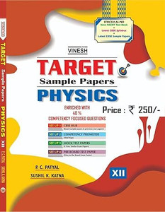 VINESH TARGET SAMPLE PAPERS PHYSICS CLASS XII 2025: Buy VINESH TARGET ...