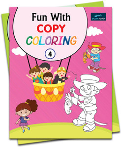 Fun With Copy Coloring Book Part 4 Coloring Book For Kids: Buy Fun With ...