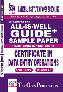 Nios Class 12 Certificate In Data Entry Operations 632 All-Is-Well ...