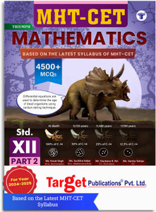 MHT-CET Triumph Maths Book 2025 | Includes all chapters of Std 12th as ...