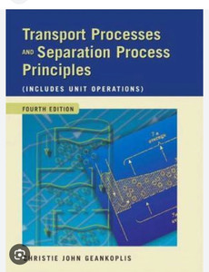 Transport Processes and Separation Process Principles (Includes Unit ...