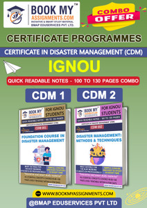 IGNOU CDM1 CDM 2 Study Guide (Quick Readable Notes) for Ignou Student ...