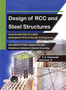 Design of Rcc & Steel Structures for 7 Sem Be Civil Engineering : Vtu ...