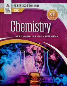Isc Chemistry Class XII Volume 1 2026 Revised: Buy Isc Chemistry Class ...