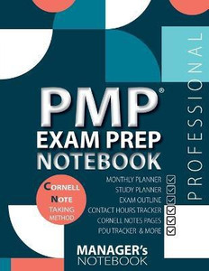 PMP Exam Prep Notebook, PMP Exam Study Plan Notebook, PMP Exam Note ...