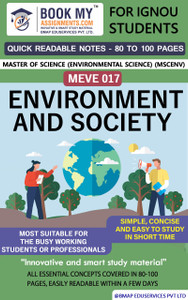 IGNOU MEVE 17 Environment and Society Quick Readable Notes | Important ...