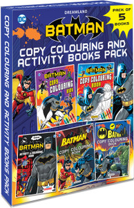 Batman Copy Colouring and Activity Books Pack (A Pack of 5 Books): Buy ...