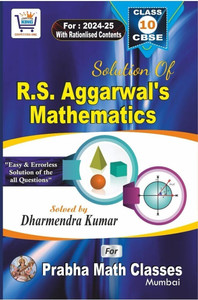 Solution of r s aggrawal mathematics class 10th: Buy Solution of r s ...