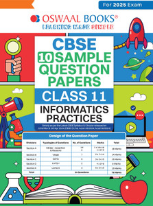 Oswaal CBSE Sample Question Papers Class 11 Informatics Practices Book ...