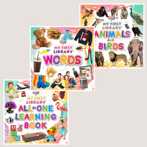 My First Learning Library Books : Words|Animals and Birds|All in One ...