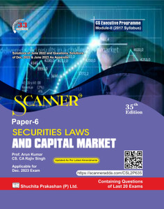 Scanner CS Executive Module - II Paper -6 Securities Laws and Capital ...