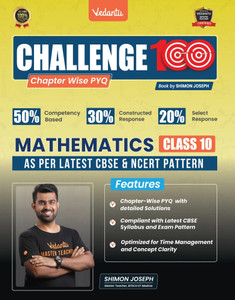 Vedantu Challenge 100 Mathematics Book For Class 10 | CBSE Chapter-wise ...