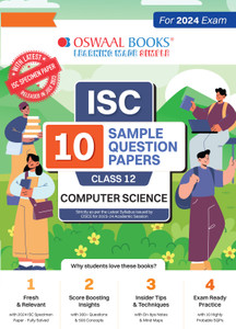 Isc | 10 Sample Question Papers | Class 12|Computer Science (2024) (Ed ...