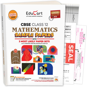 Educart CBSE Sample Question Papers Class 12 Mathematics Book (For 2025 ...