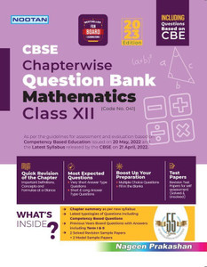 NOOTAN CBSE Chapter Wise Question Bank Mathematics -Class 12th (2023 ...