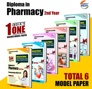 D. Pharma 2nd Year Model Papers (6 Booklets in Bilingual - Hindi and ...