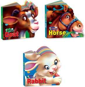 Goat, Horse and Rabbit Who Am I' Die-Cut Shape Board-Books ...