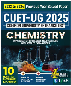 CUET UG Chemistry Book - 2025 | Previous Year Solved Papers (2022-2024 ...