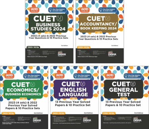 Combo (Set of 5 Books) Go to Guides for Cuet (Ug) Commerce Stream - Ac ...