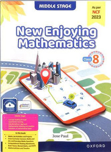 New Enjoying Mathematics Class 8 Middle Stage (NCF 2023): Buy New ...