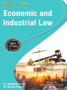 Economic and Industrial Law CCSU MSU BBA 6th Semester Book By Thakur ...