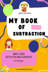My Book of Subtraction: Buy My Book of Subtraction by Explore Kids ...