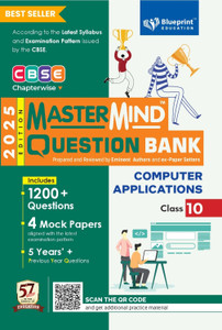 Computer Applications Class 10 CBSE Question Bank by Mastermind 2024-25 ...