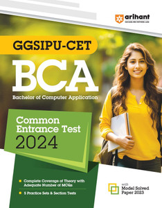 Arihant GGSIPU CET BCA Entrance Exam Guide 2024 | Common Entrance Test ...