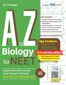 A to Z Biology for NEET: Class XII (Book + DPP) with Free Online ...
