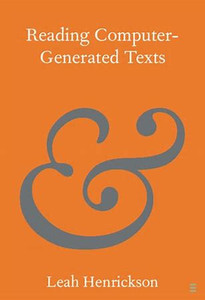Reading Computer- Generated Texts: Buy Reading Computer- Generated ...