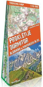 terraQuest Trekking Map Prokletije & Durmitor: Buy terraQuest Trekking ...
