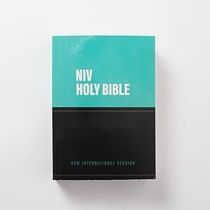 Niv Mini Compact Bible Teal Black | Christ Words in Red, Easy to Carry ...