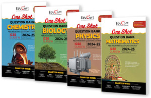 (OLD) Educart ICSE Class 10 One Shot Question Bank 2024-25 Physics ...