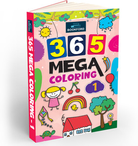 365 Mega Coloring 1 For Fun, Educational, Colorful Imagery, Engaging ...