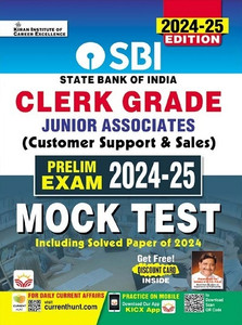 SBI Clerk Grade Junior Associates Prelim Exam 2024 to 2025 Mock Test ...
