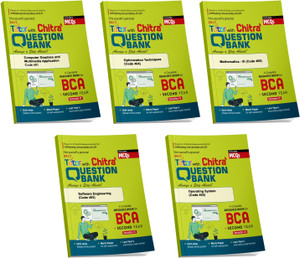 BCA 4th Semester 2nd Year Chitra Question Bank 2024-25 Combo (5 Books ...
