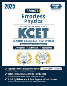 Smart Errorless Physics KCET 2025 | Class 11 & 12 Syllabus ...