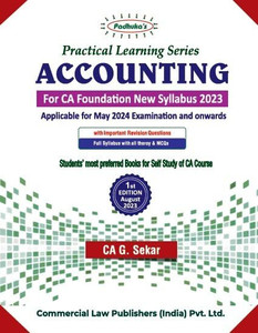 Practical Learning Series Accounting for CA Foundation: Buy Practical ...