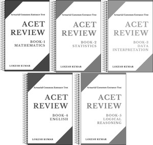 ACET Study Material (Book-1 to 5) for Actuarial Common Entrance Test ...