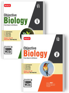 MTG Objective Biology Series Vol-1 & 2 (Class 11 & 12) For NEET & State ...
