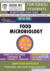 IGNOU BPVI 005 Food Microbiology Study Guide (In Depth Guide) for Ignou ...