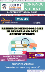 IGNOU MGS 5 Research Methodologies in Gender and Development Studies ...