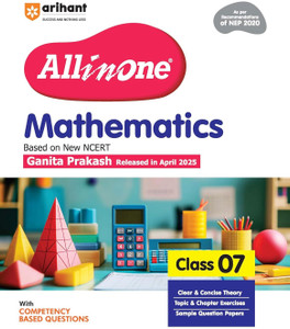 Arihant All in One Mathematics Class 7 for CBSE Exam 2025-26| Latest ...