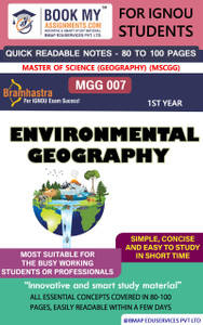 IGNOU MGG 007 Environmental Geography Quick Readable Notes | Important ...