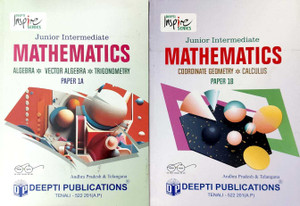 AP & TS Junior Intermediate Mathematics Paper 1A & 1B 2024 (Set of Two ...